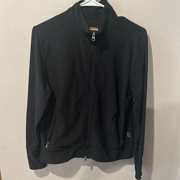 Lucy | Jackets & Coats | Lucy Zip Up Black Athletic Jacket Sizel | Poshmark
